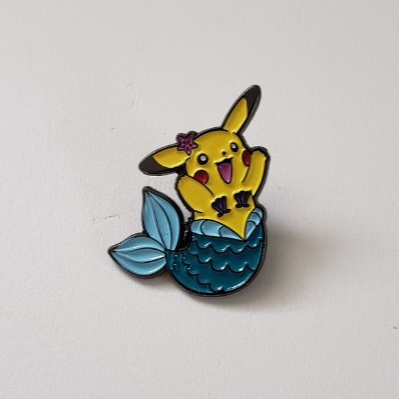 Pokemon | Jewelry | 25 Mermaid Pikachu Pin | Poshmark